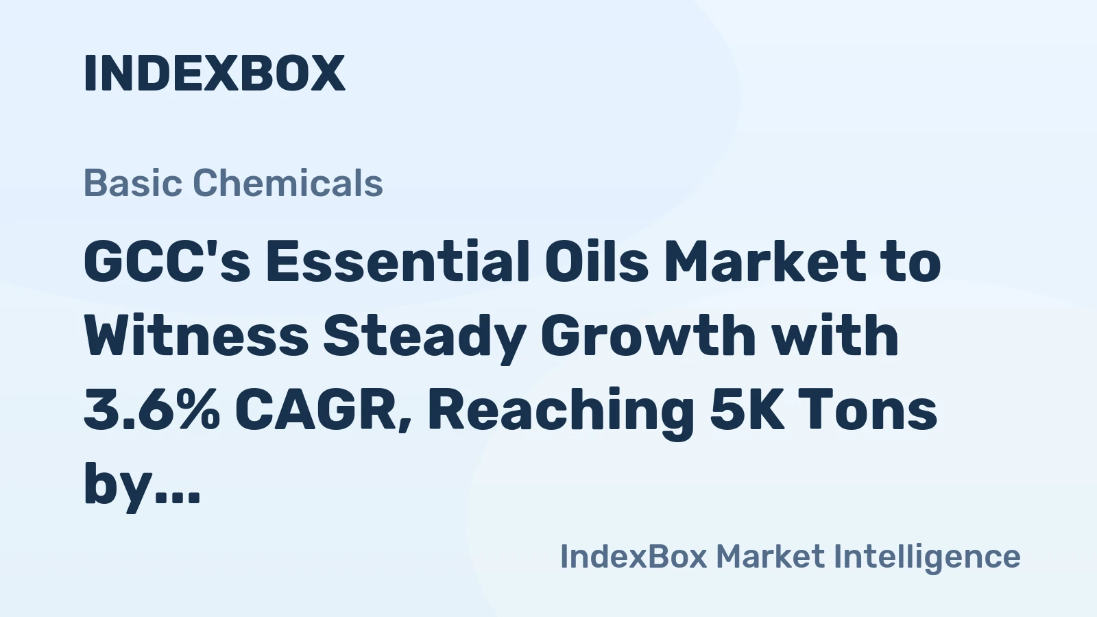 GCC's Essential Oils Market to Witness Steady Growth with 3.6% CAGR, Reaching 5K Tons by 2035