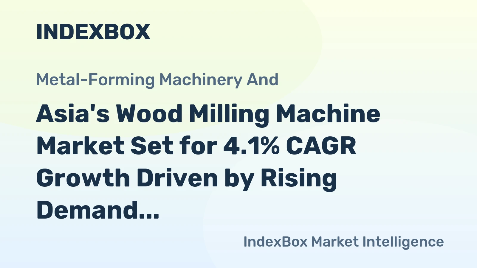 Asia's Wood Milling Machine Market Set for 4.1% CAGR Growth Driven by Rising Demand