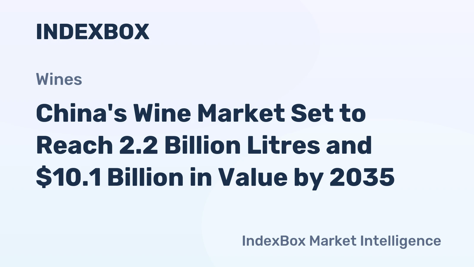 China's Wine Market Set to Reach 2.2 Billion Litres and $10.1 Billion in Value by 2035