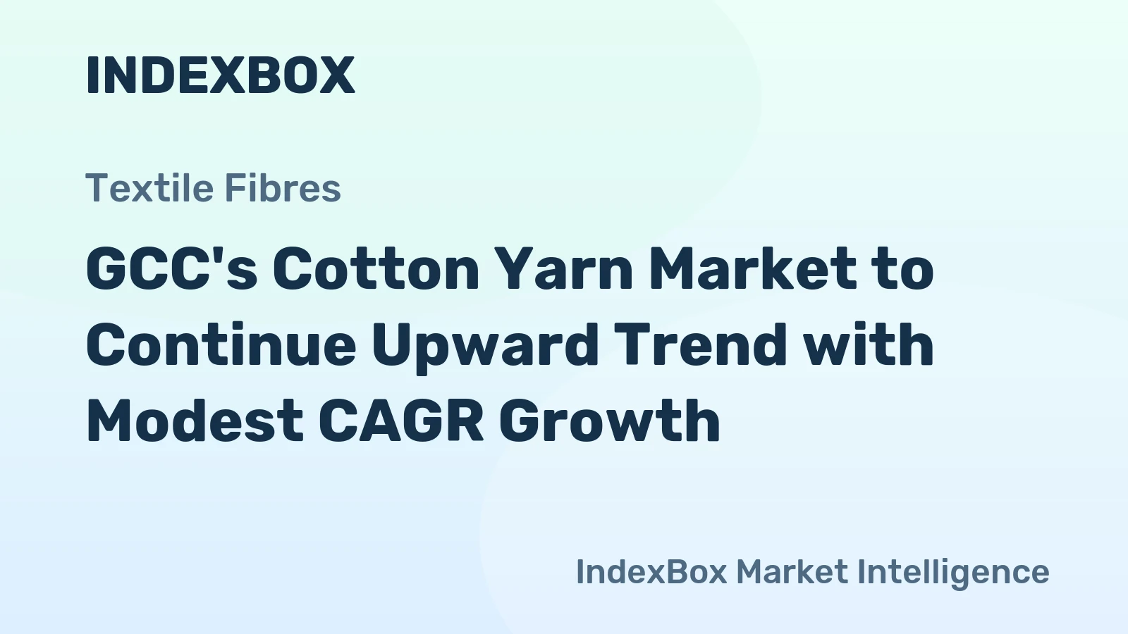GCC's Cotton Yarn Market to Continue Upward Trend with Modest CAGR Growth