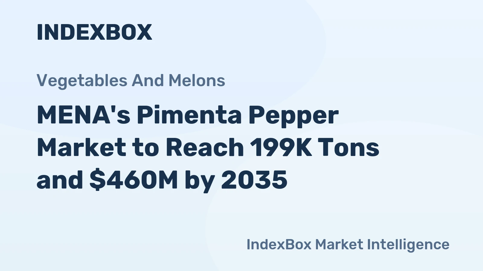MENA's Pimenta Pepper Market to Reach 199K Tons and $460M by 2035