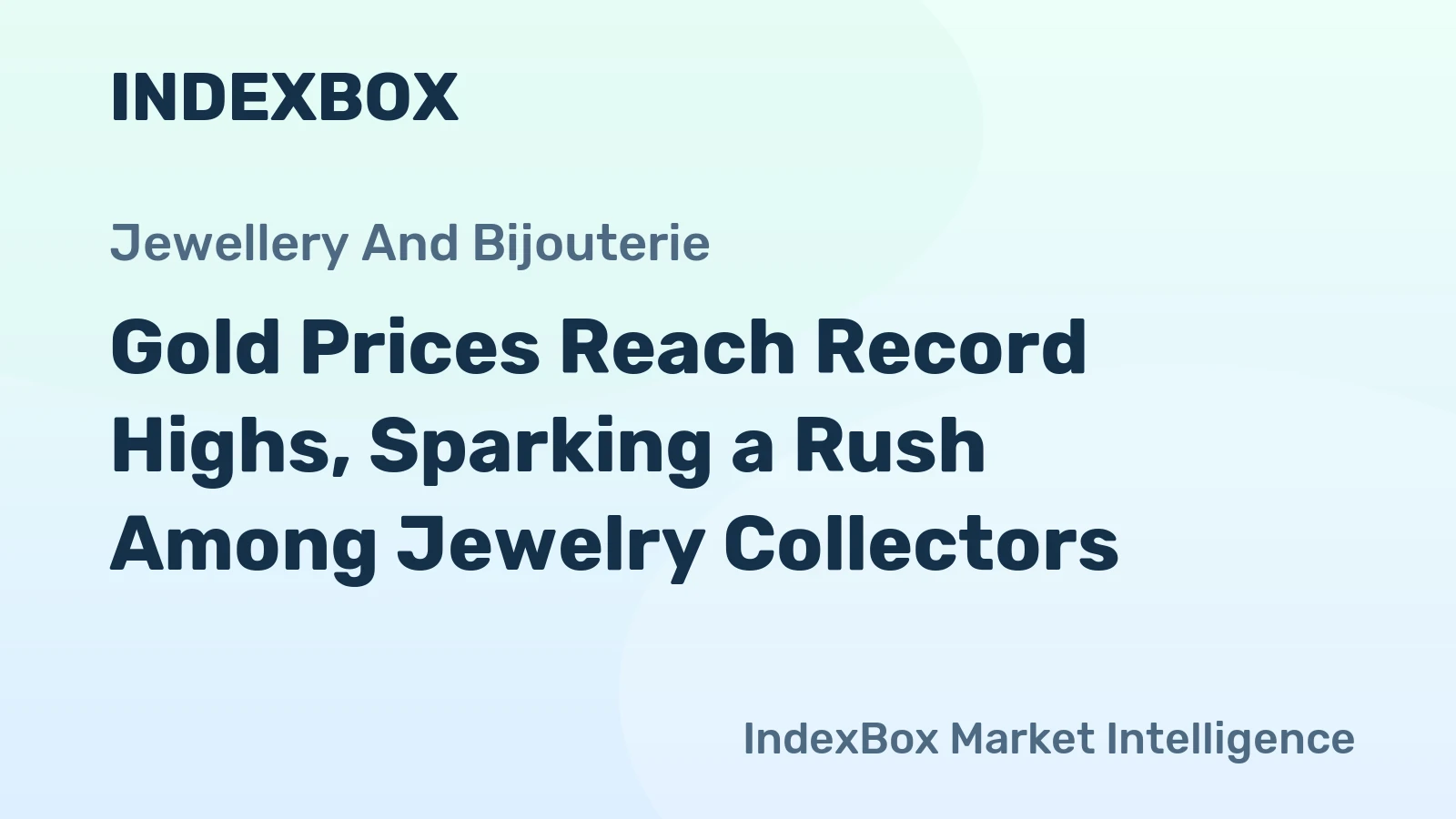 Gold Prices Reach Record Highs, Sparking a Rush Among Jewelry Collectors