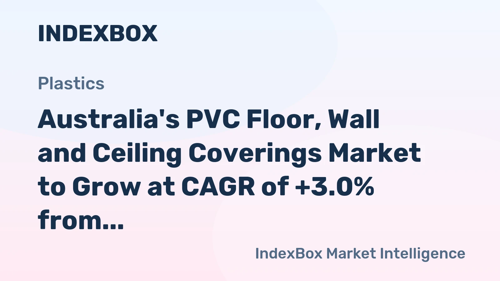 Australia's PVC Floor, Wall and Ceiling Coverings Market to Grow at CAGR of +3.0% from 2024 to 2035
