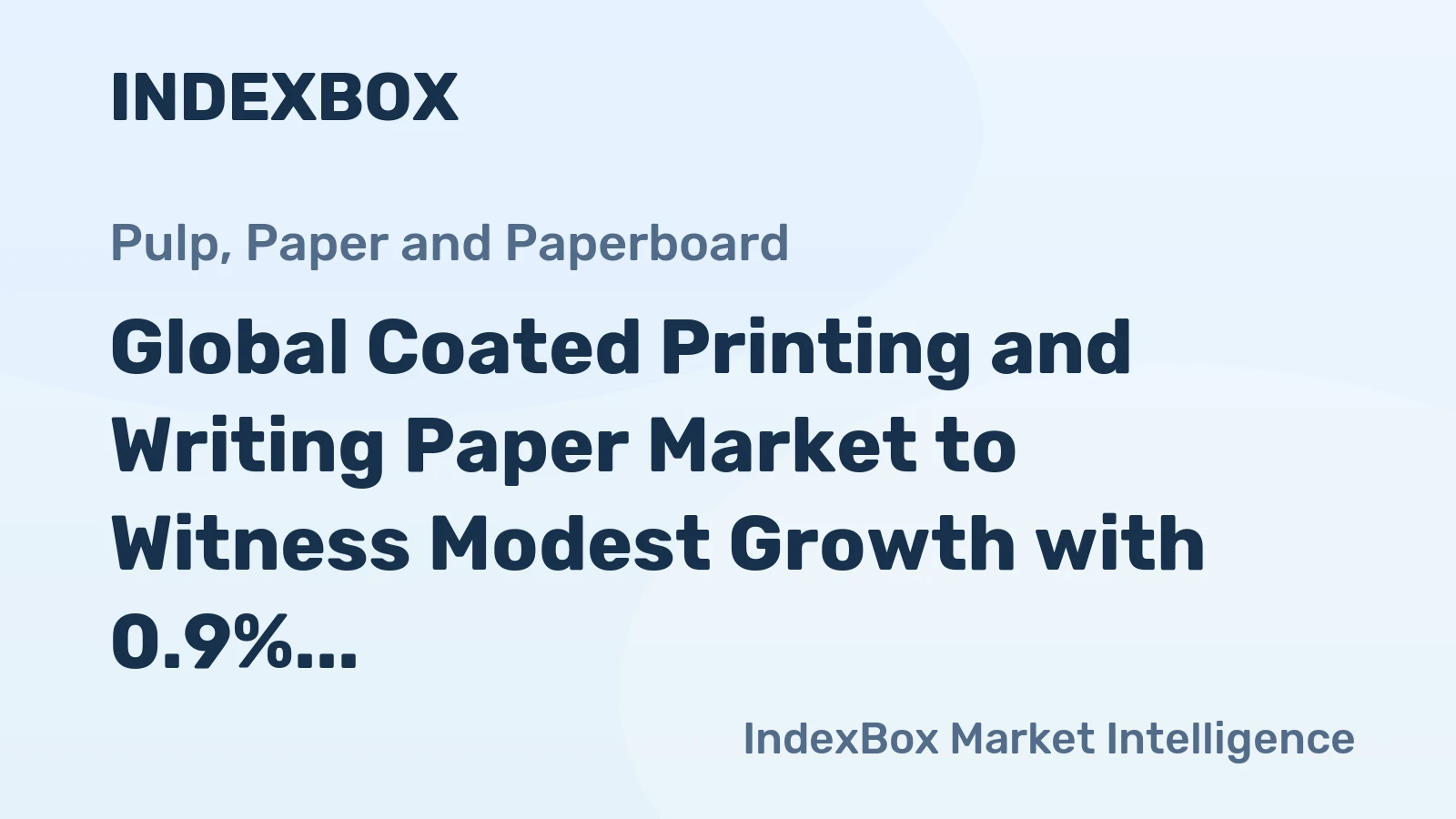 Global Coated Printing and Writing Paper Market to Witness Modest Growth with 0.9% CAGR by 2035