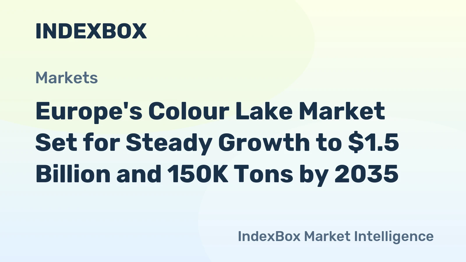 Europe's Colour Lake Market Set for Steady Growth to $1.5 Billion and 150K Tons by 2035