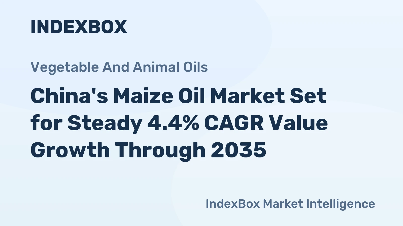 China's Maize Oil Market Set for Steady 4.4% CAGR Value Growth Through 2035