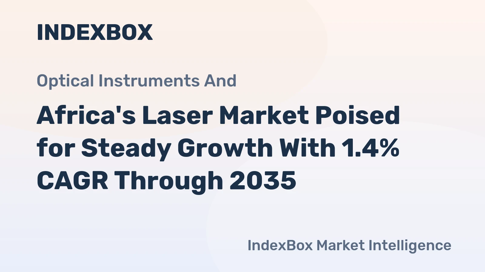 Africa's Laser Market Poised for Steady Growth With 1.4% CAGR Through 2035