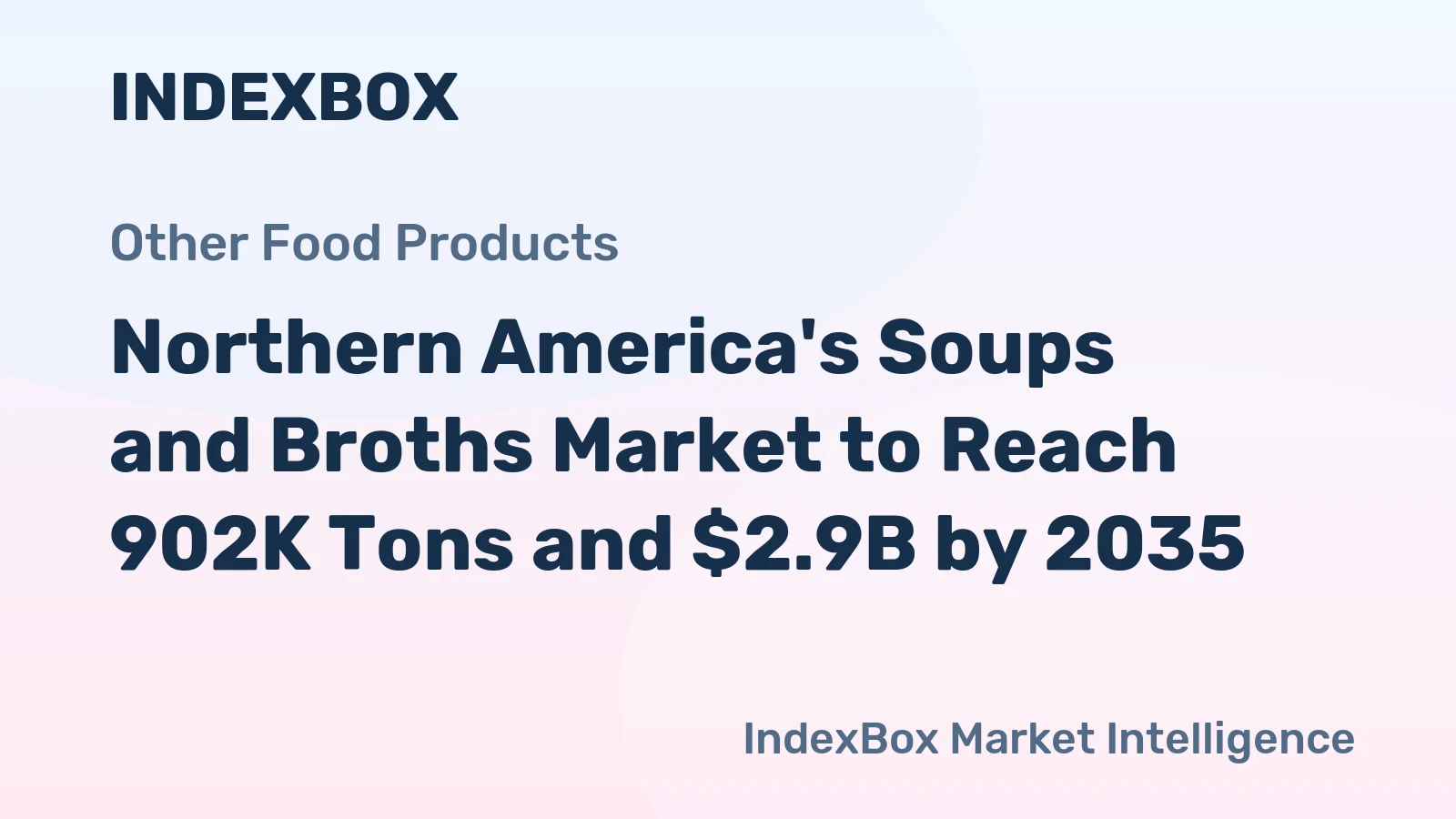 Northern America's Soups and Broths Market to Reach 902K Tons and $2.9B by 2035