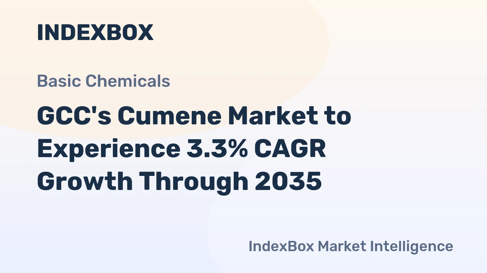 GCC's Cumene Market to Experience 3.3% CAGR Growth Through 2035