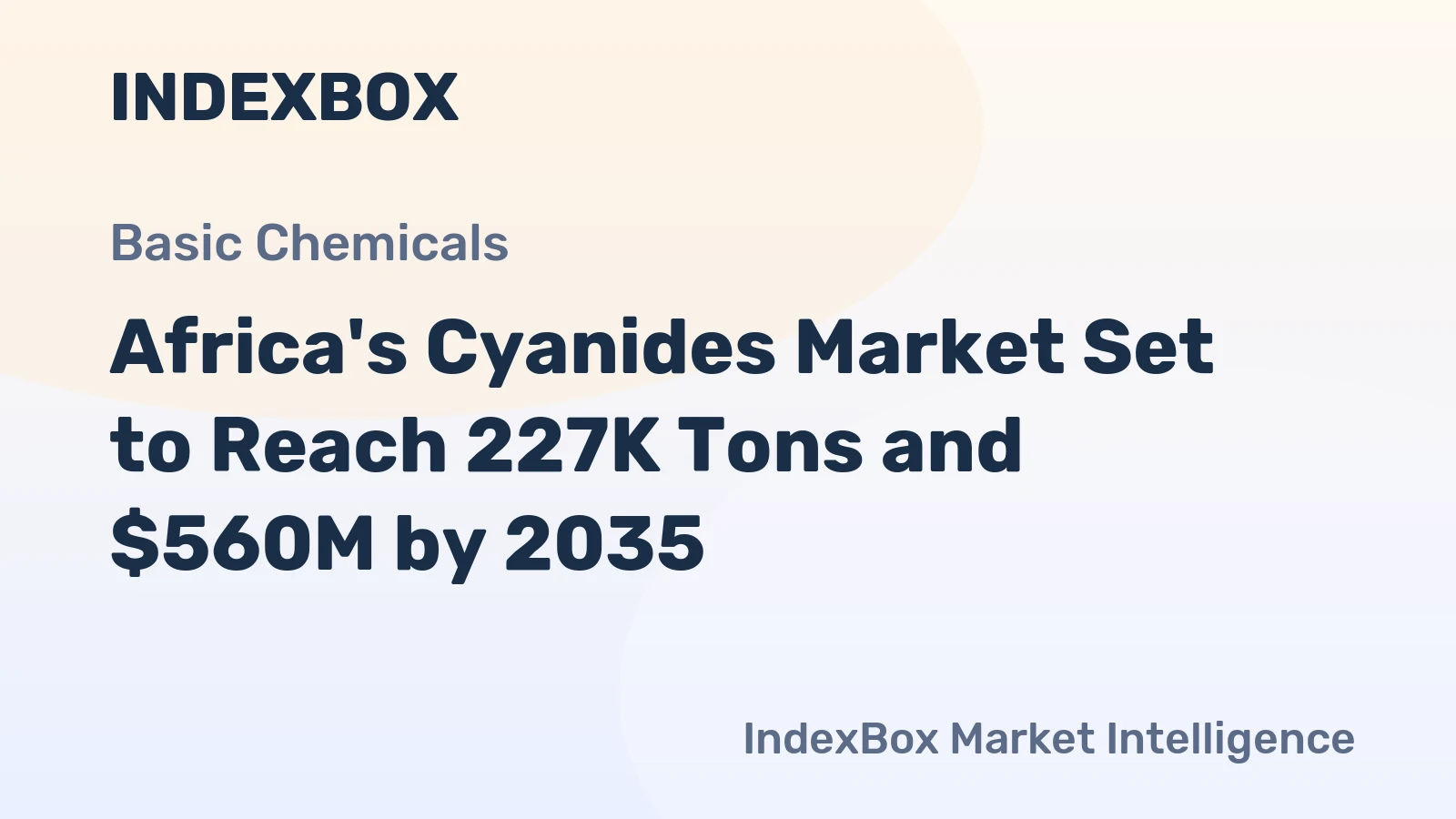 Africa's Cyanides Market Set to Reach 227K Tons and $560M by 2035