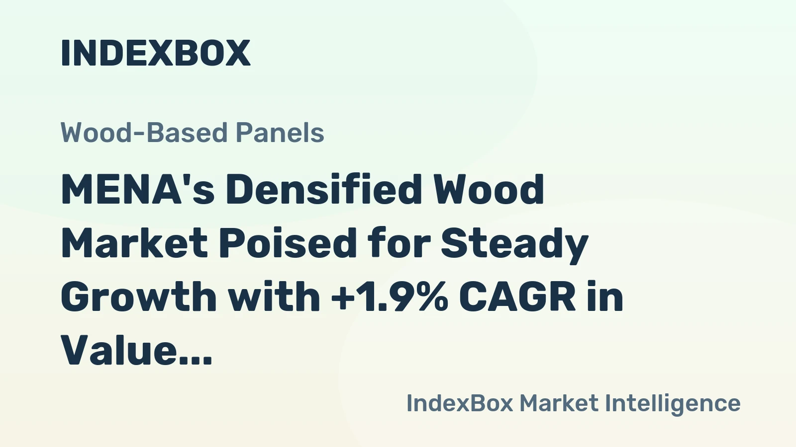 MENA's Densified Wood Market Poised for Steady Growth with +1.9% CAGR in Value Through 2035