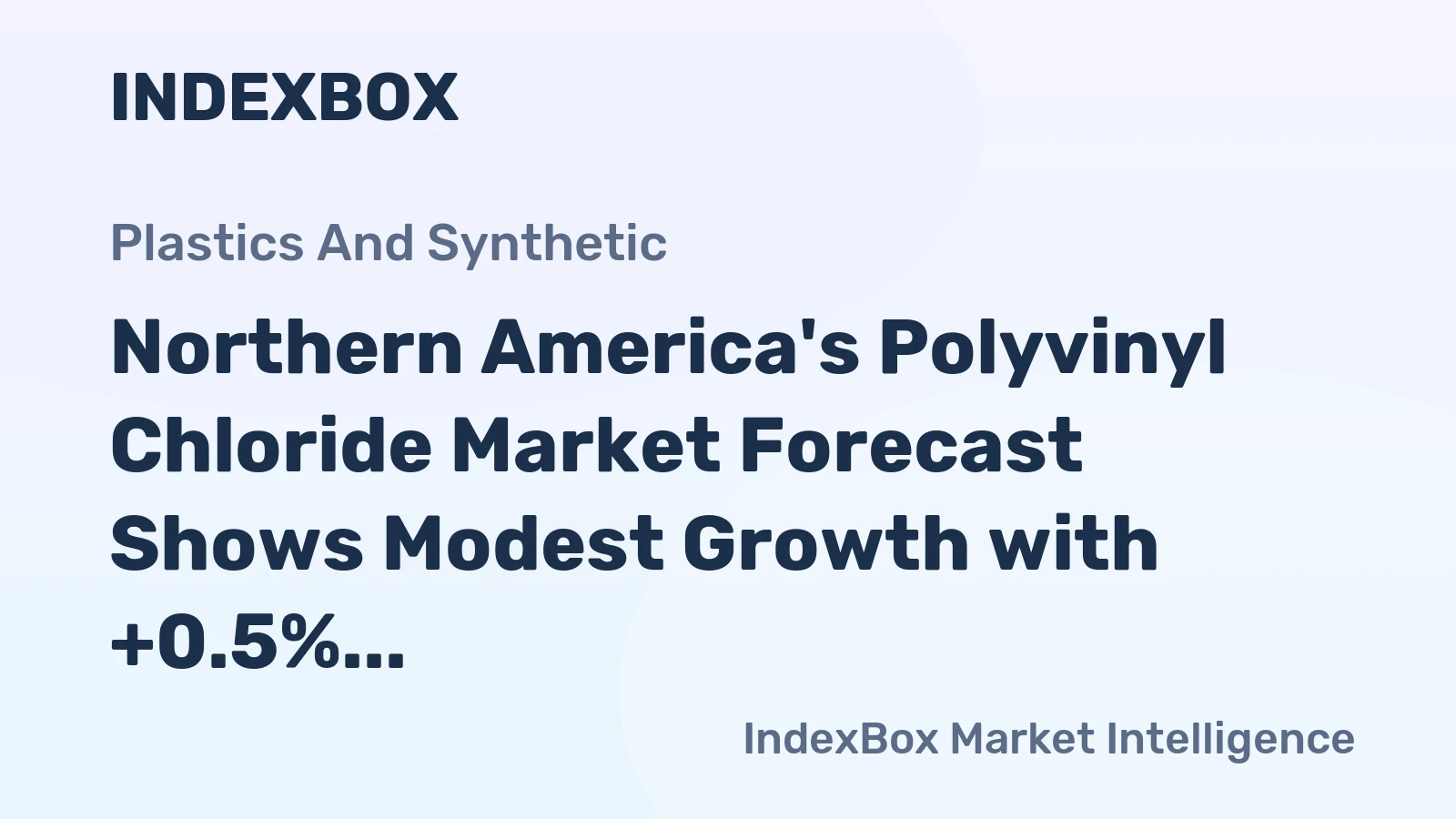 Northern America's Polyvinyl Chloride Market Forecast Shows Modest Growth with +0.5% Value CAGR Through 2035