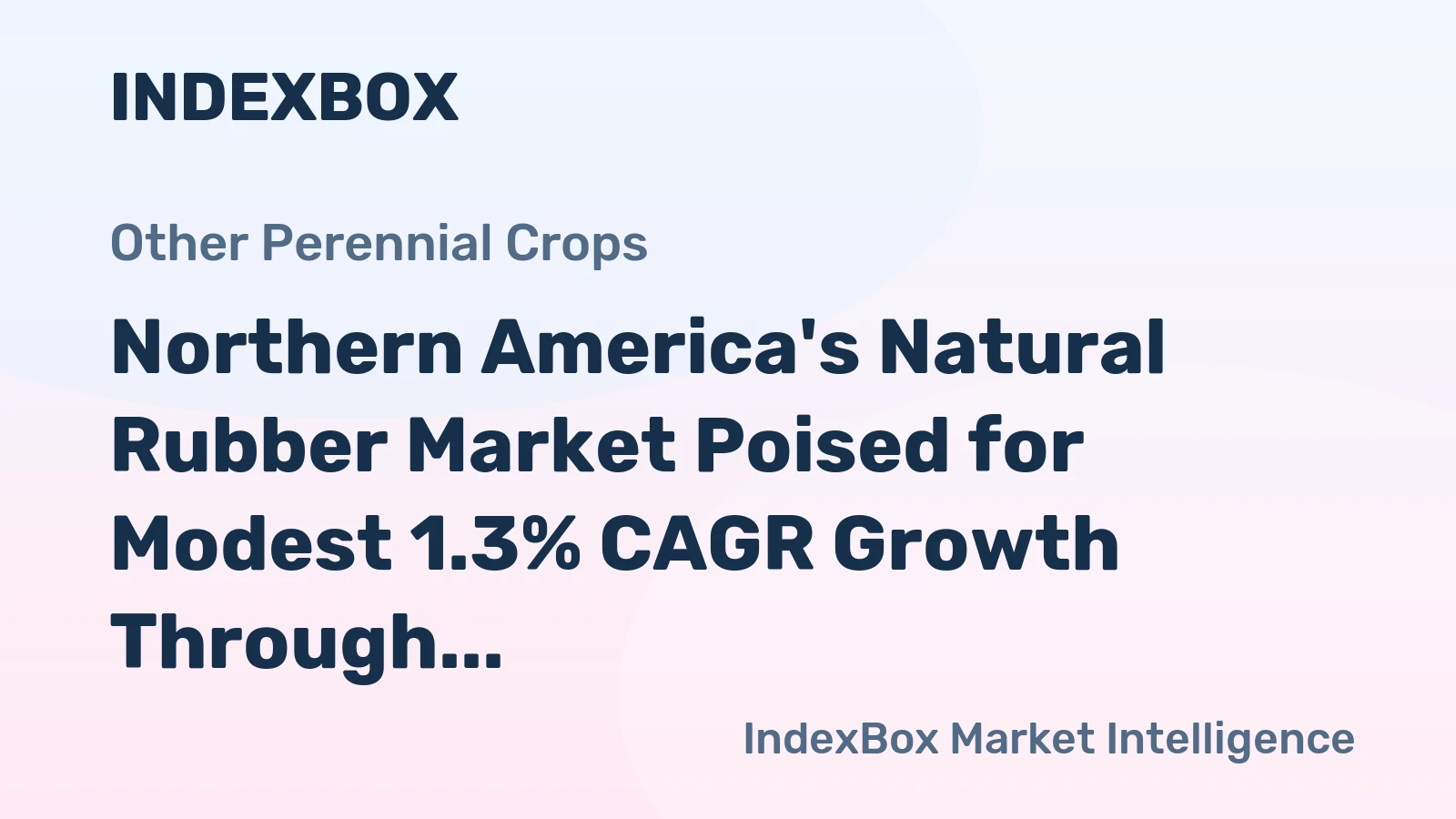 Northern America's Natural Rubber Market Poised for Modest 1.3% CAGR Growth Through 2035
