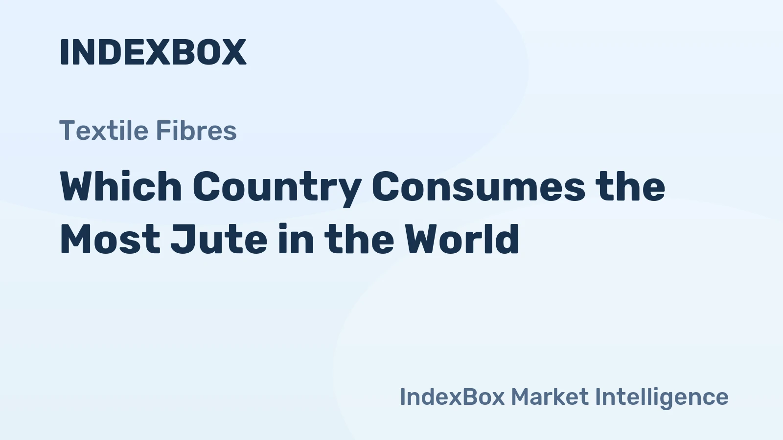 Which Country Consumes the Most Jute in the World?