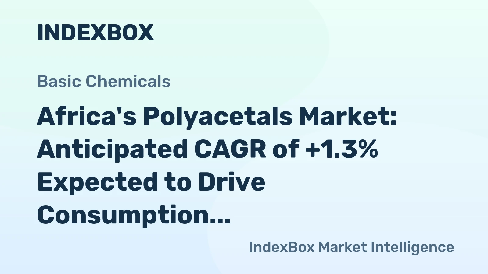 Africa's Polyacetals Market: Anticipated CAGR of +1.3% Expected to Drive Consumption Growth Over Next Decade