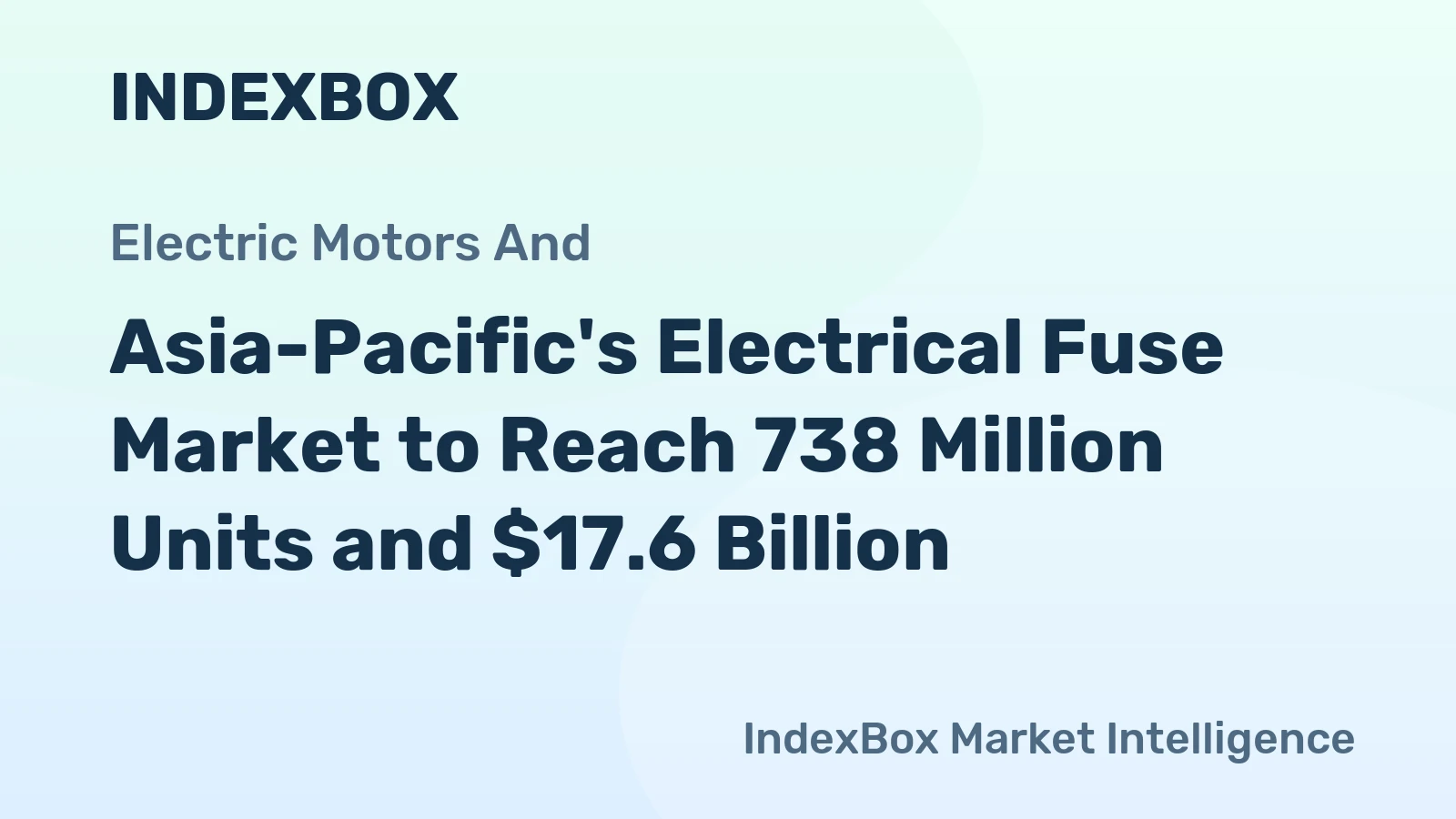 Asia-Pacific's Electrical Fuse Market to Reach 738 Million Units and $17.6 Billion