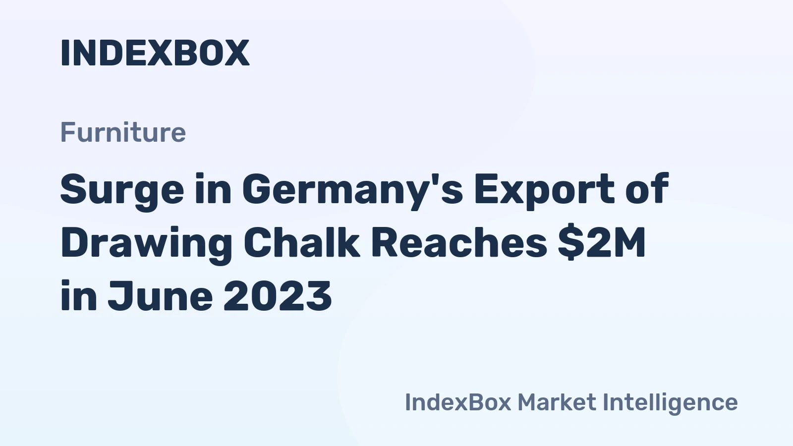 Surge in Germany's Export of Drawing Chalk Reaches $2M in June 2023