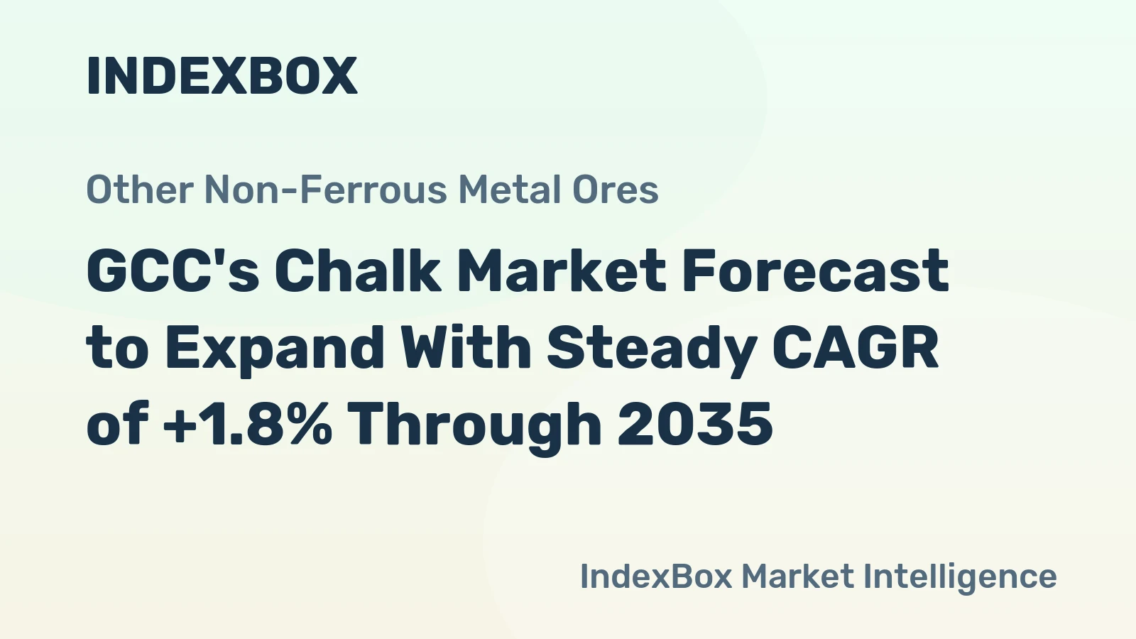 GCC's Chalk Market Forecast to Expand With Steady CAGR of +1.8% Through 2035