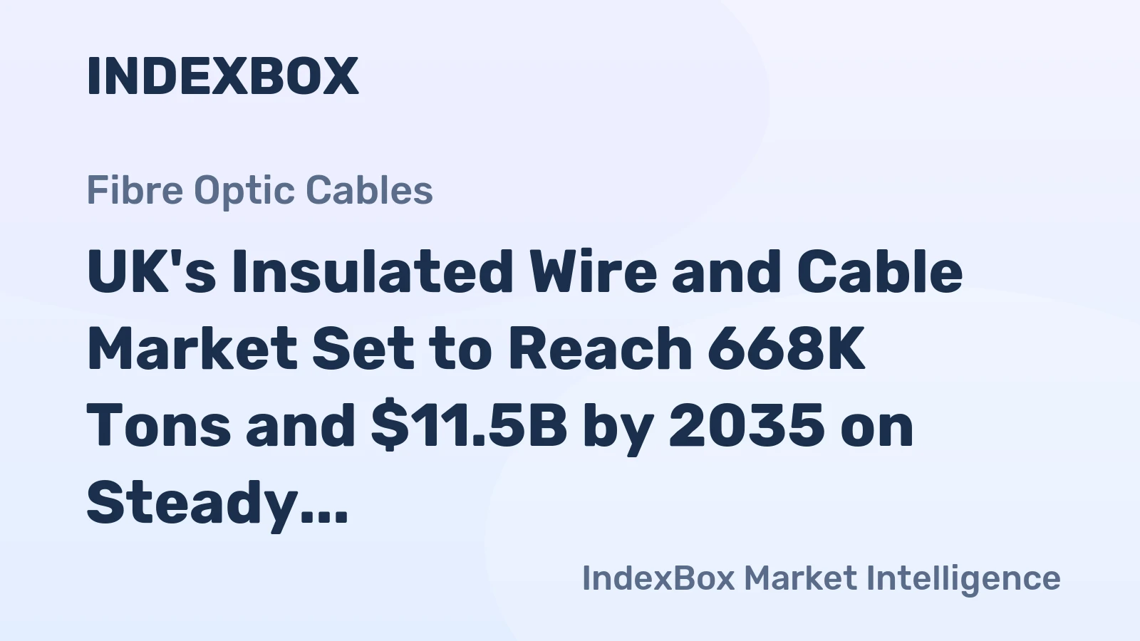 UK's Insulated Wire and Cable Market Set to Reach 668K Tons and $11.5B by 2035 on Steady Growth Trajectory