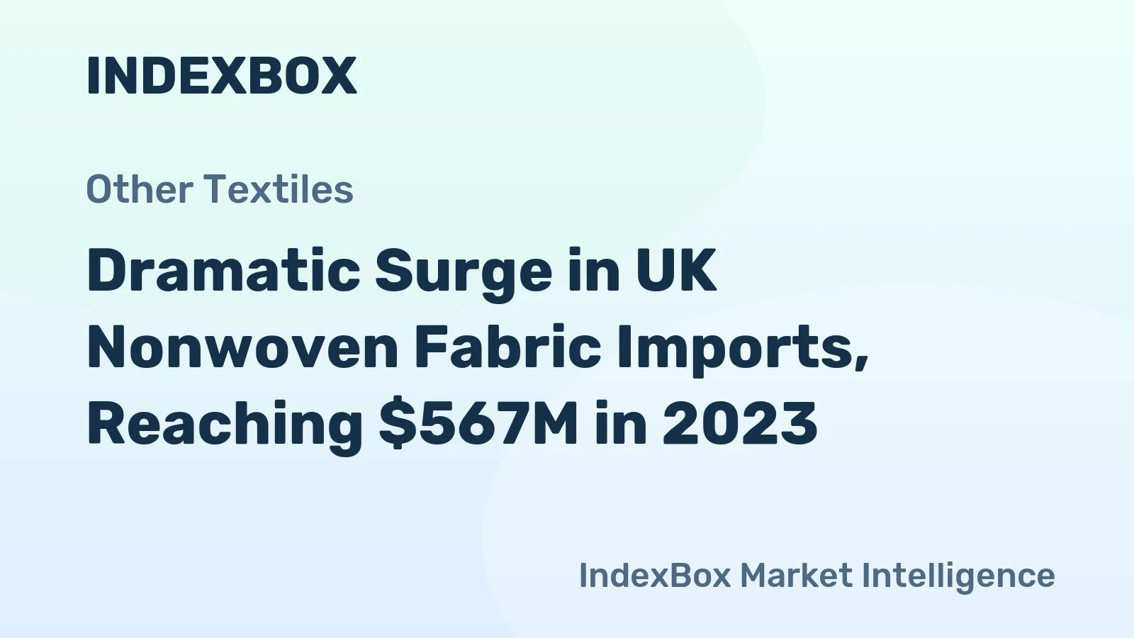 Dramatic Surge in UK Nonwoven Fabric Imports, Reaching $567M in 2023
