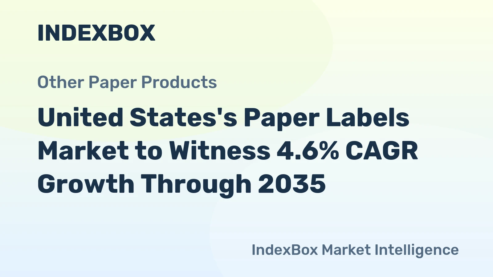 United States's Paper Labels Market to Witness 4.6% CAGR Growth Through 2035