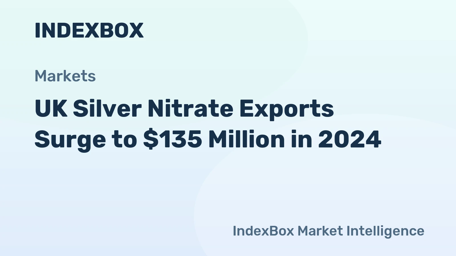UK Silver Nitrate Exports Surge to $135 Million in 2024