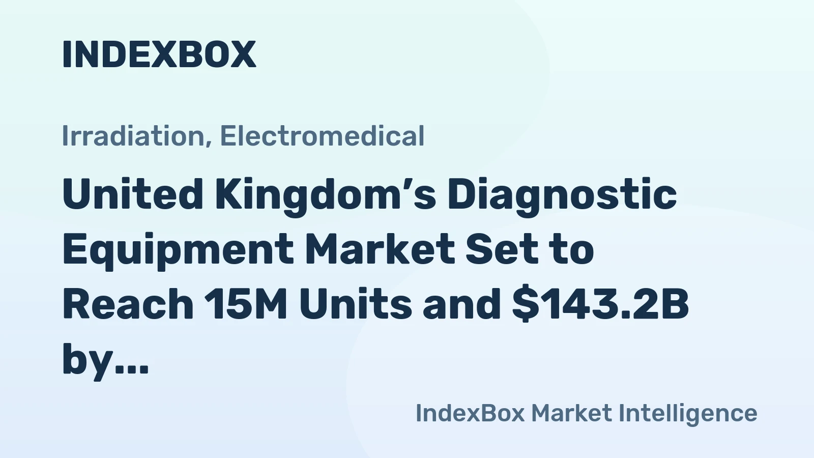 United Kingdom’s Diagnostic Equipment Market Set to Reach 15M Units and $143.2B by 2035