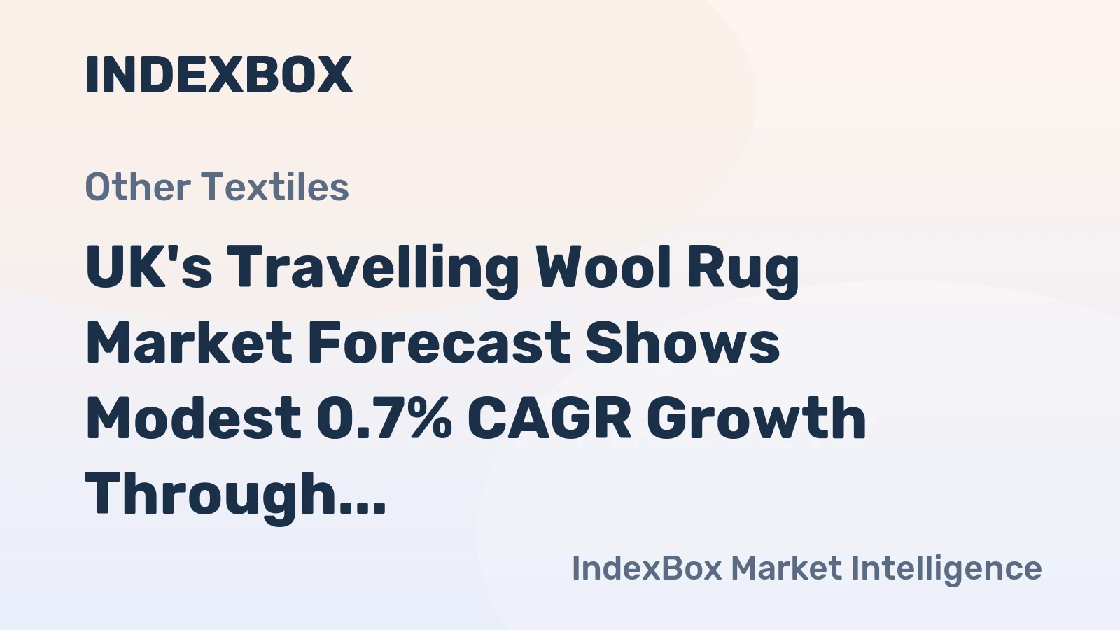 UK's Travelling Wool Rug Market Forecast Shows Modest 0.7% CAGR Growth Through 2035