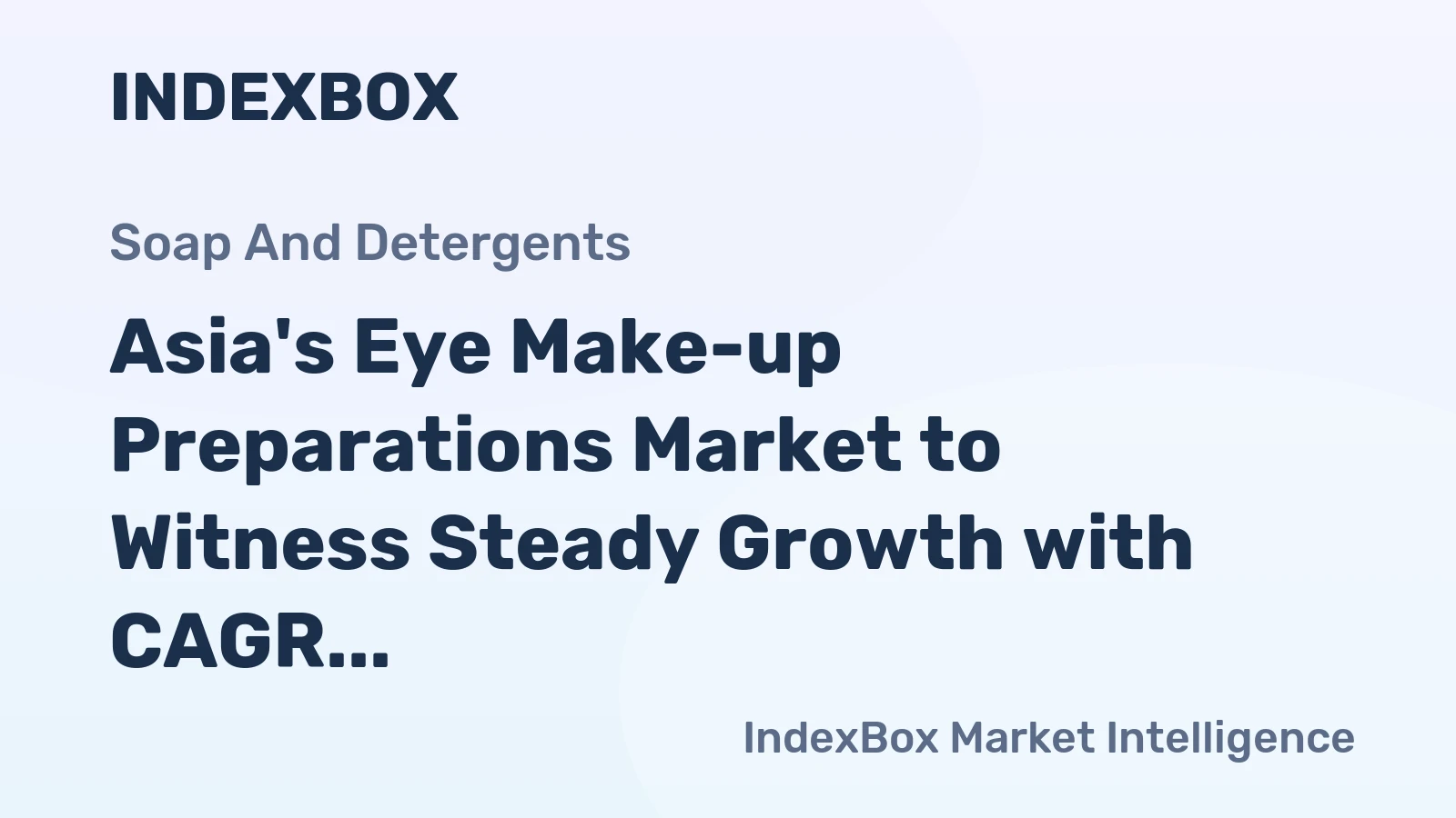 Asia's Eye Make-up Preparations Market to Witness Steady Growth with CAGR of +1.7% by 2035