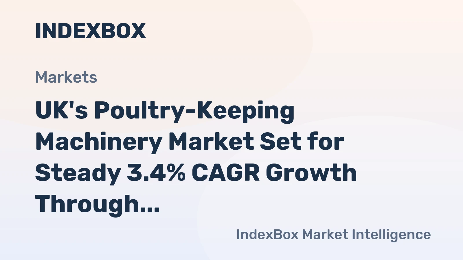 UK's Poultry-Keeping Machinery Market Set for Steady 3.4% CAGR Growth Through 2035