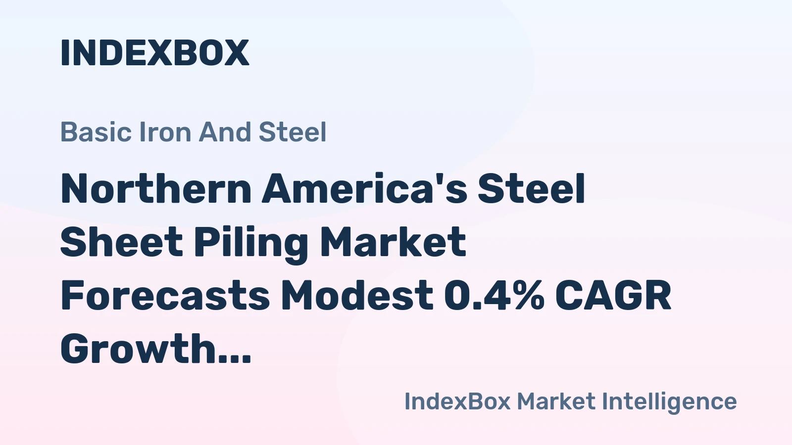 Northern America's Steel Sheet Piling Market Forecasts Modest 0.4% CAGR Growth Through 2035