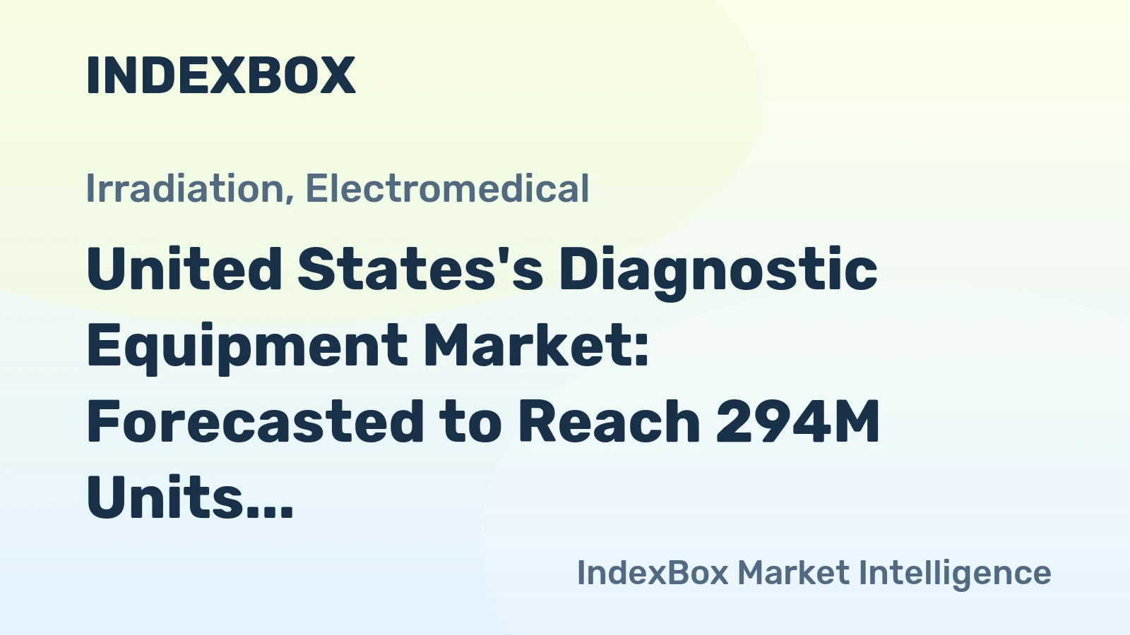 United States's Diagnostic Equipment Market: Forecasted to Reach 294M Units and $1,286.1B Value by 2035
