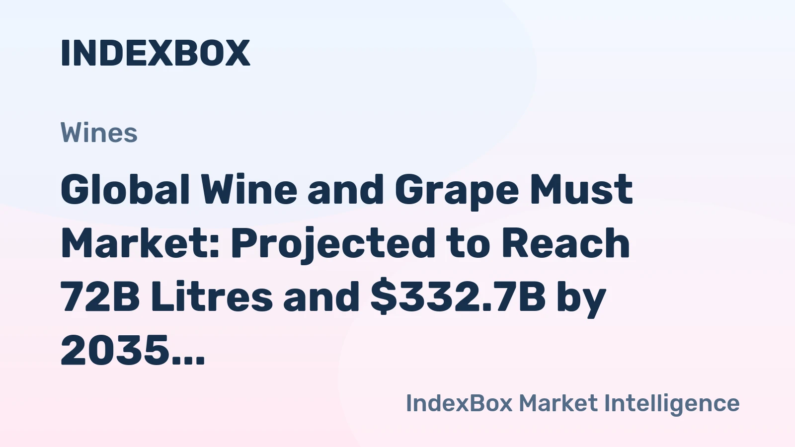 Global Wine and Grape Must Market: Projected to Reach 72B Litres and $332.7B by 2035