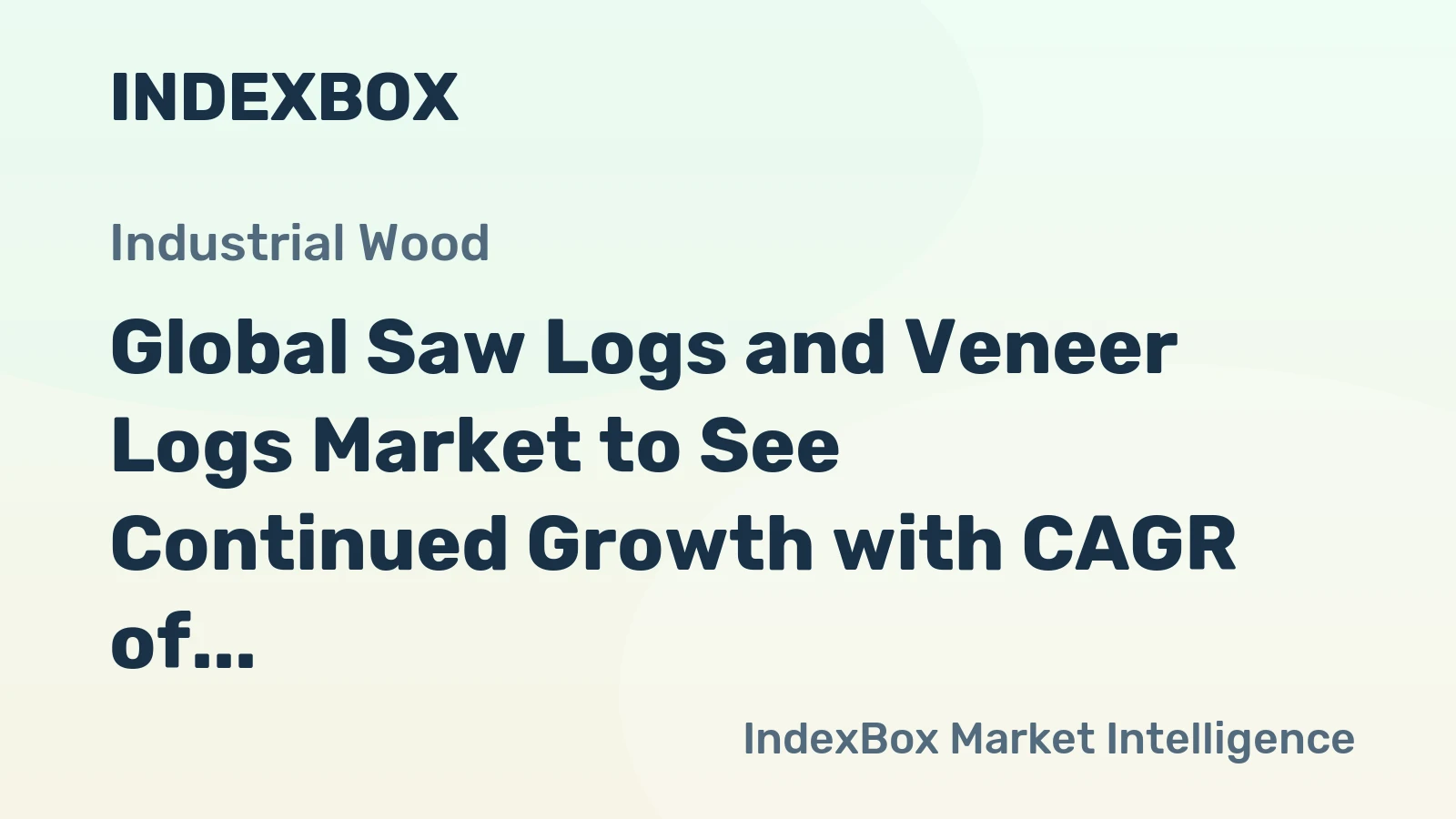 Global Saw Logs and Veneer Logs Market to See Continued Growth with CAGR of +0.4%