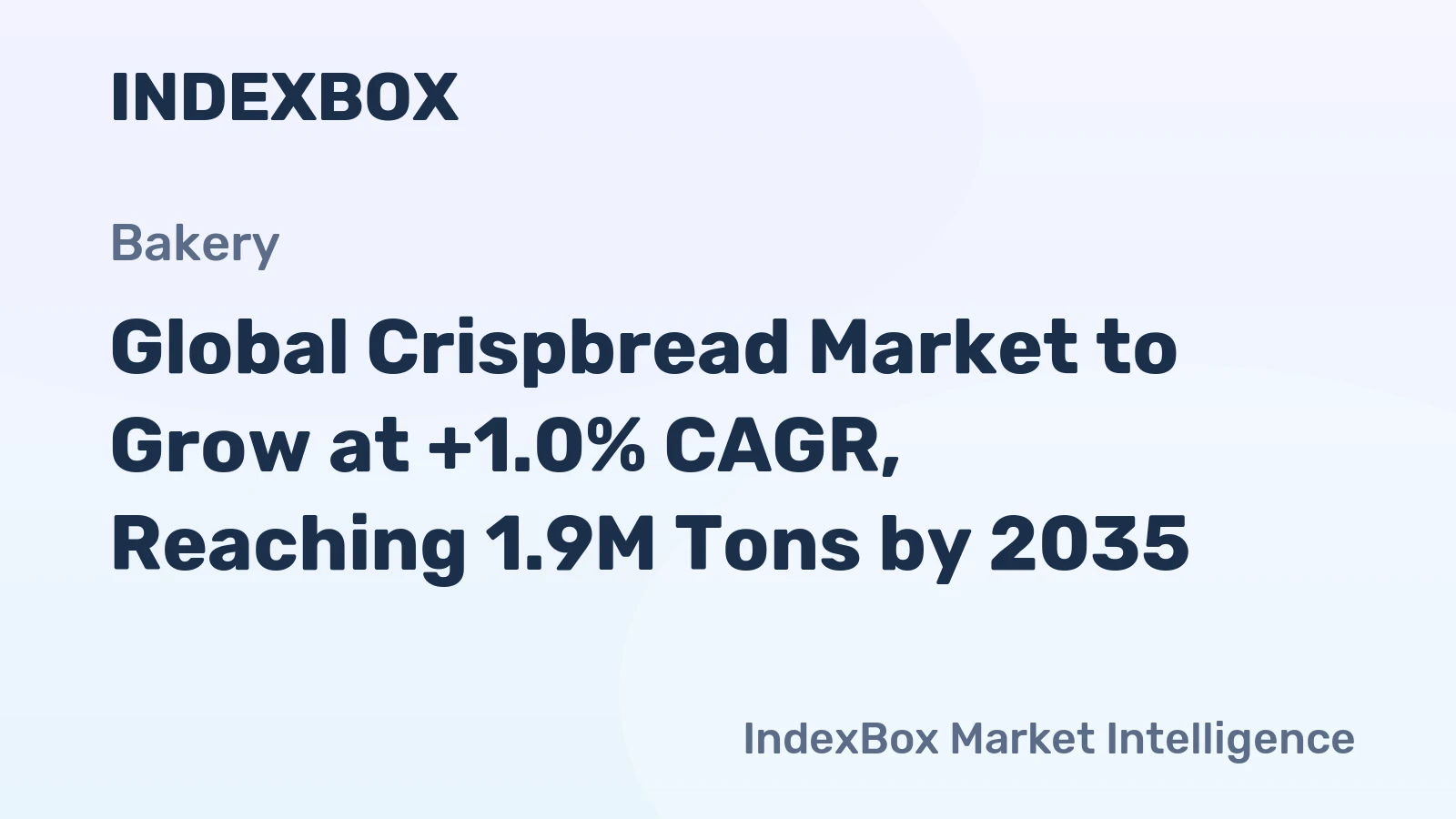 Global Crispbread Market to Grow at +1.0% CAGR, Reaching 1.9M Tons by 2035