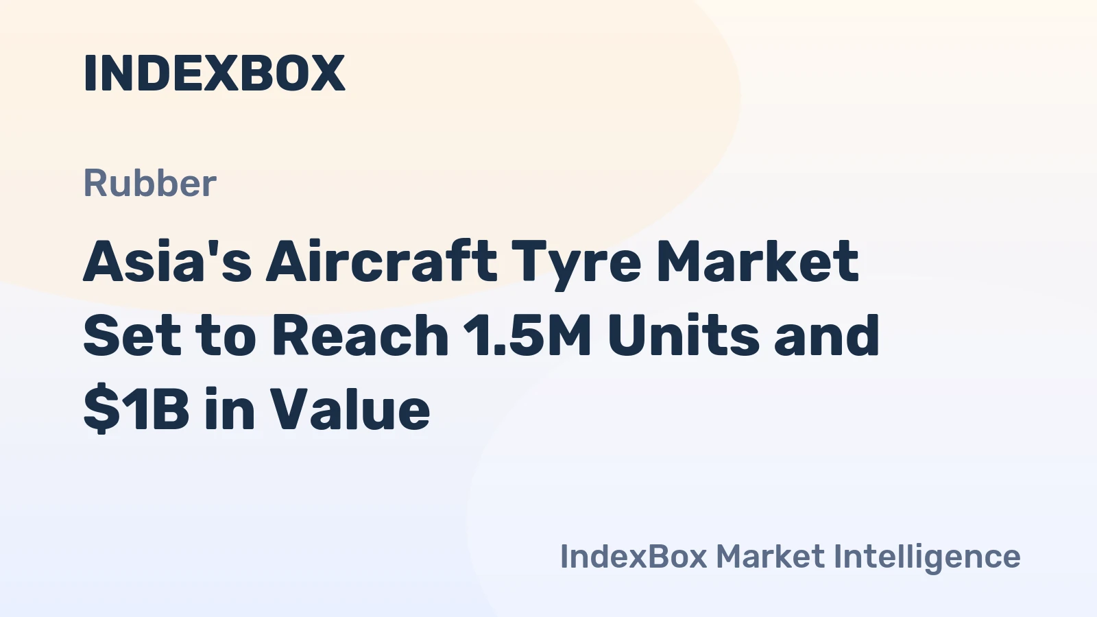 Asia's Aircraft Tyre Market Set to Reach 1.5M Units and $1B in Value