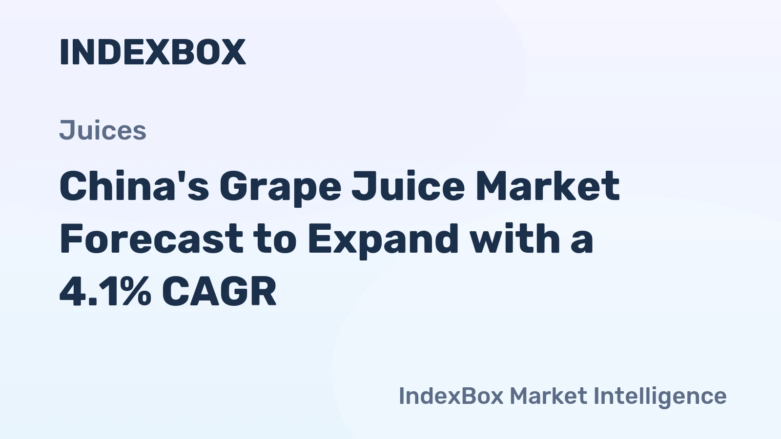 China's Grape Juice Market Forecast to Expand with a 4.1% CAGR