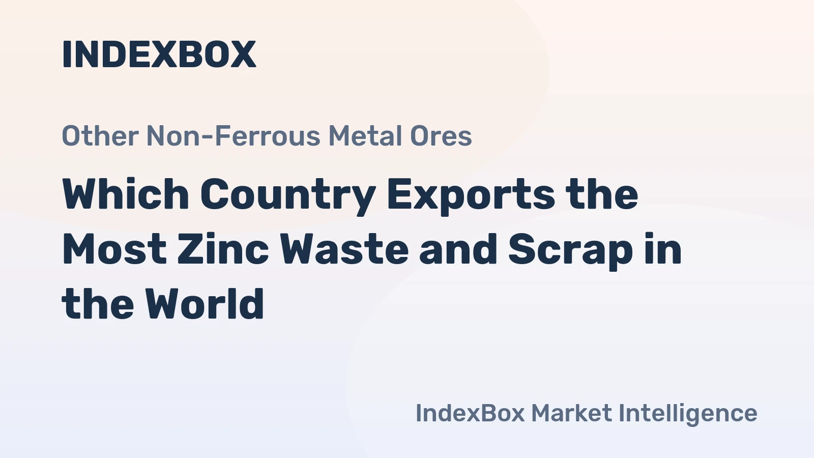 Which Country Exports the Most Zinc Waste and Scrap in the World?