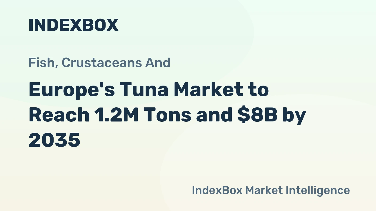 Europe's Tuna Market to Reach 1.2M Tons and $8B by 2035