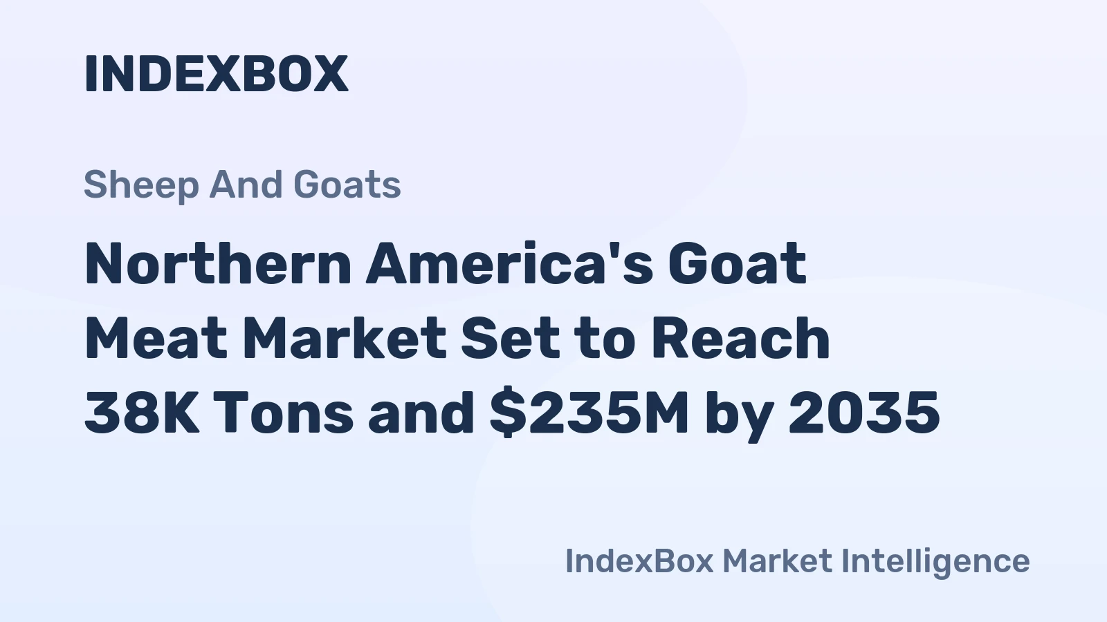 Northern America's Goat Meat Market Set to Reach 38K Tons and $235M by 2035