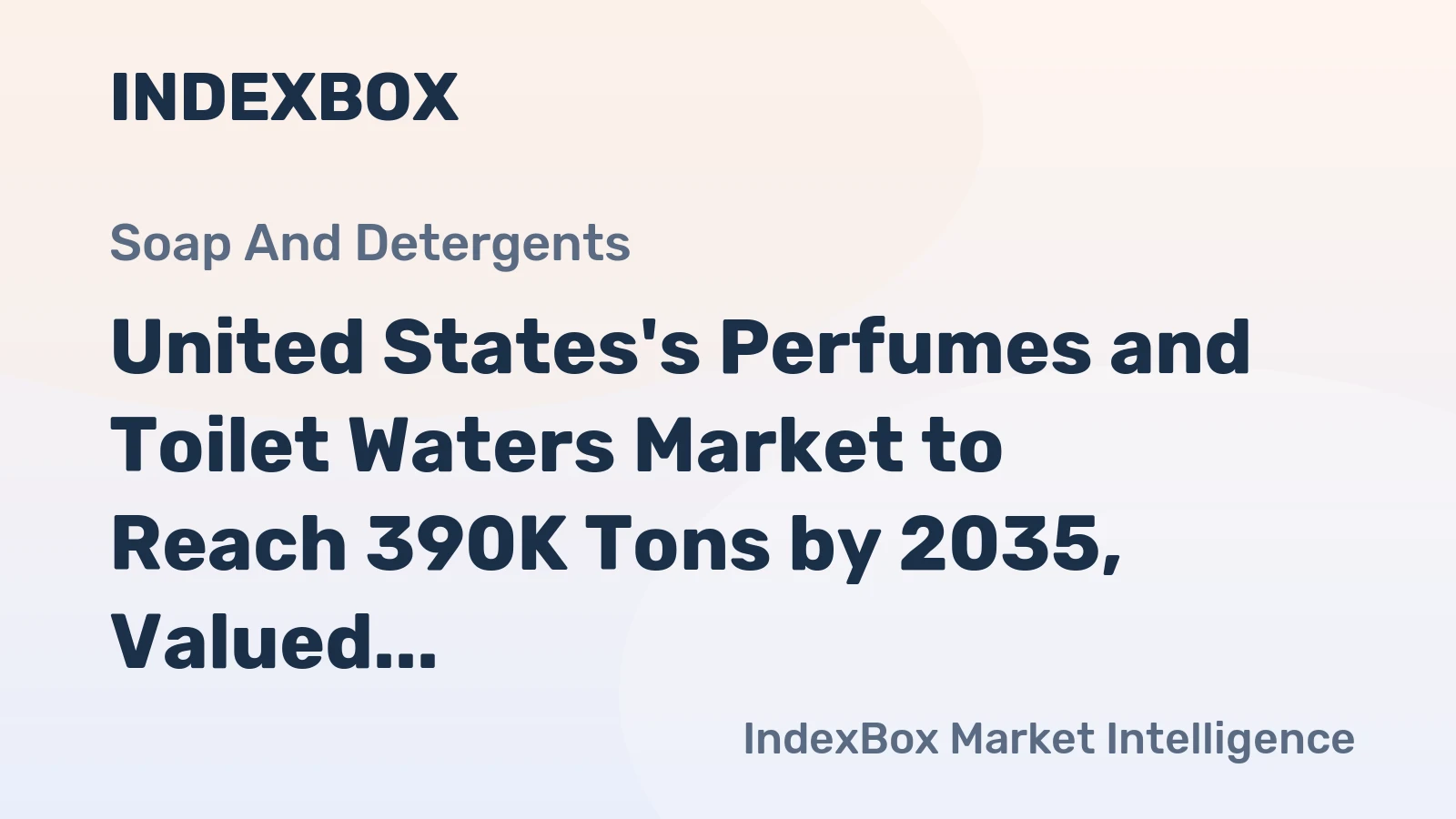 United States's Perfumes and Toilet Waters Market to Reach 390K Tons by 2035, Valued at $13.2B