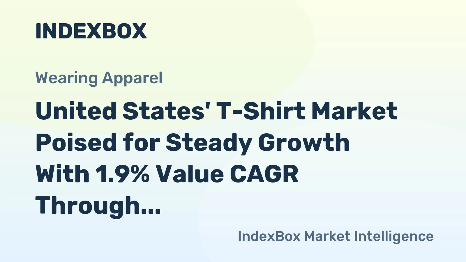 United States' T-Shirt Market Poised for Steady Growth With 1.9% Value CAGR Through 2035