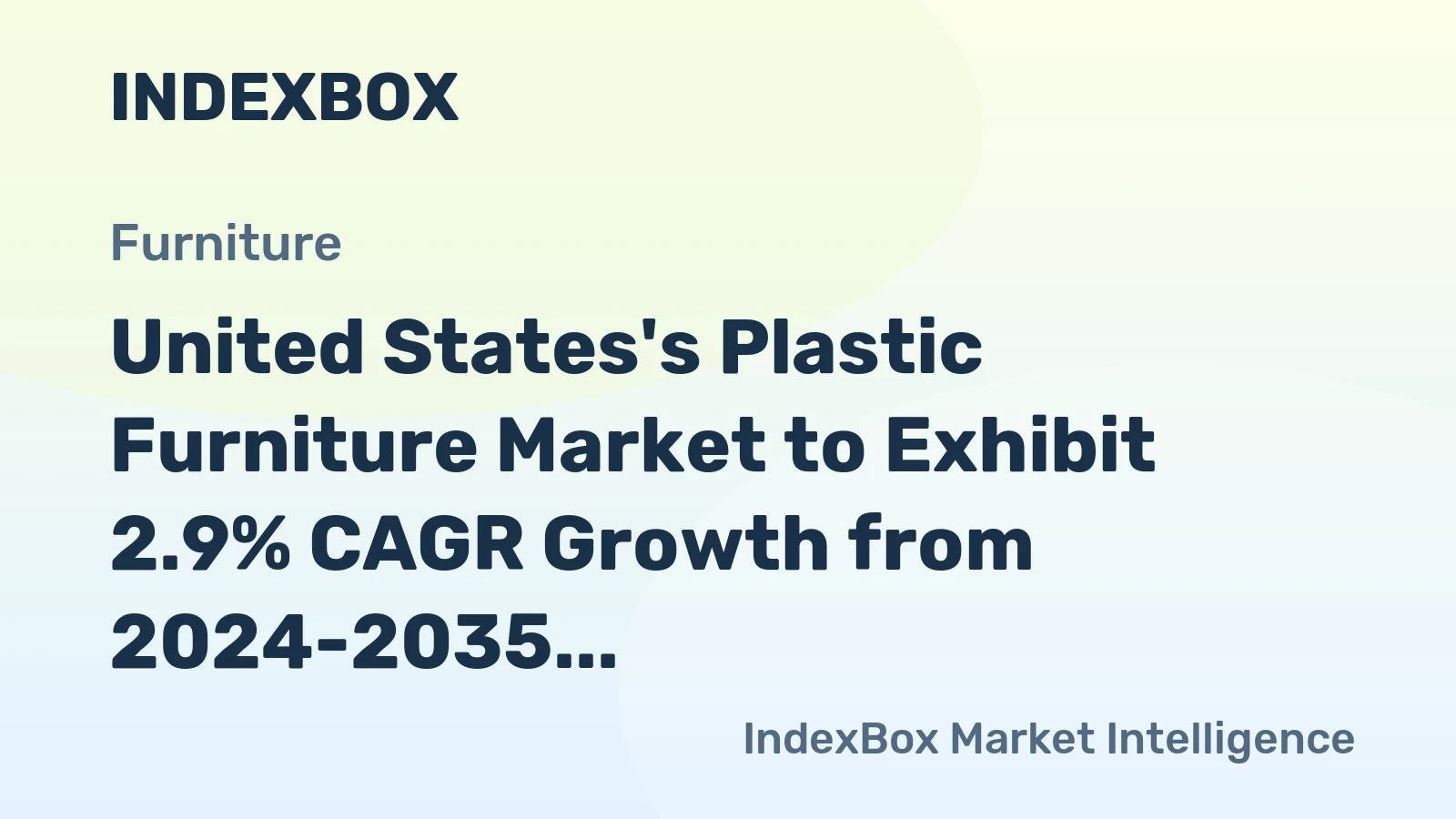 United States's Plastic Furniture Market to Exhibit 2.9% CAGR Growth from 2024-2035