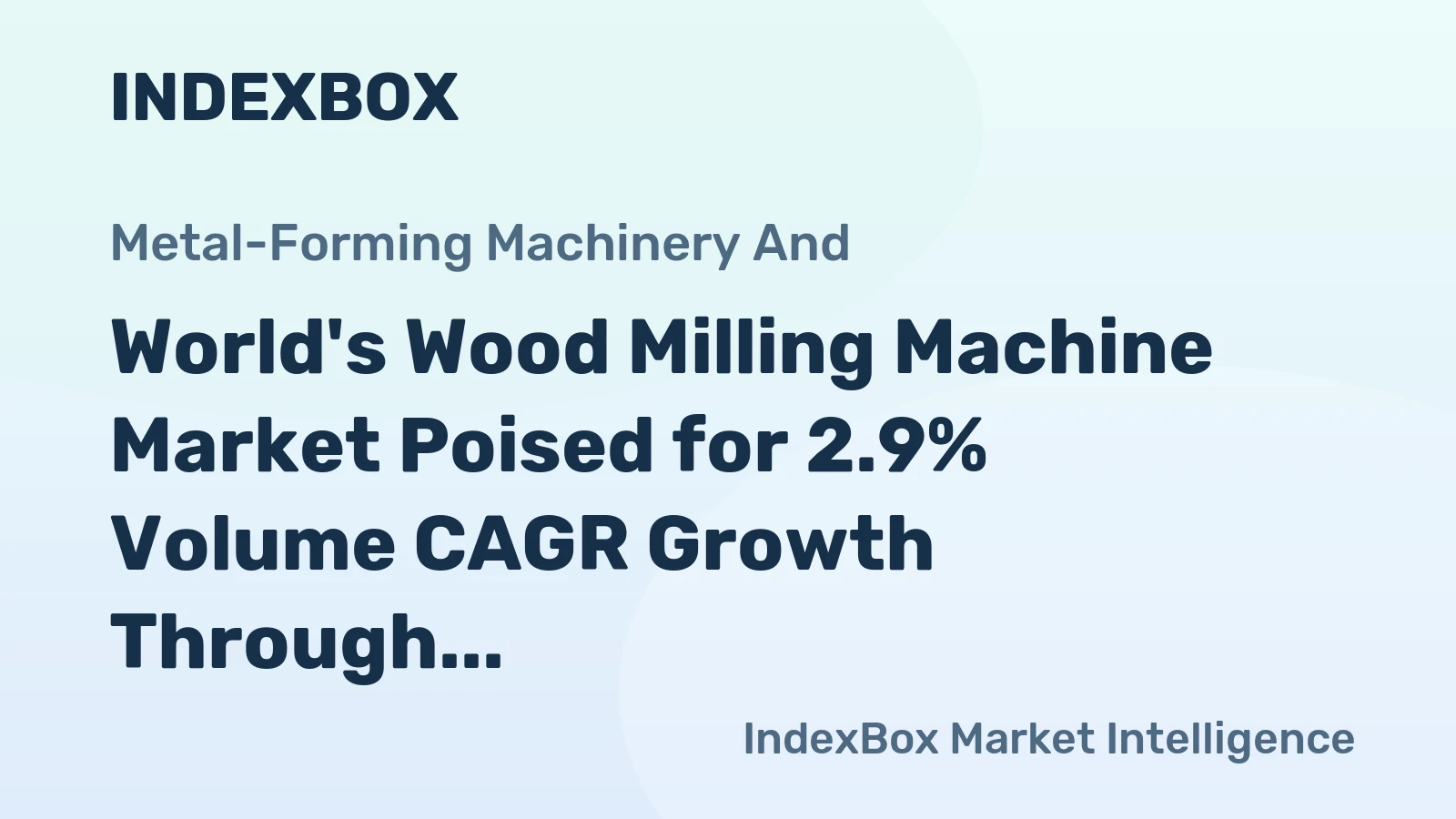 World's Wood Milling Machine Market Poised for 2.9% Volume CAGR Growth Through 2035