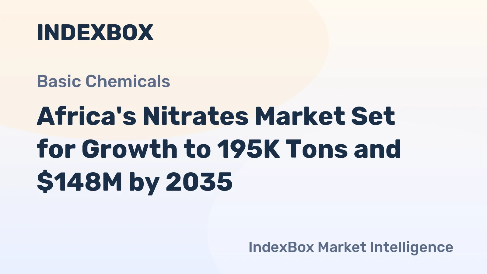 Africa's Nitrates Market Set for Growth to 195K Tons and $148M by 2035