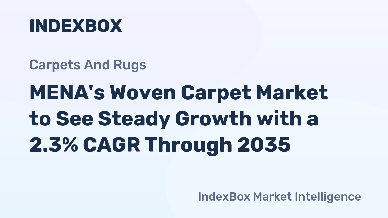 MENA's Woven Carpet Market to See Steady Growth with a 2.3% CAGR Through 2035