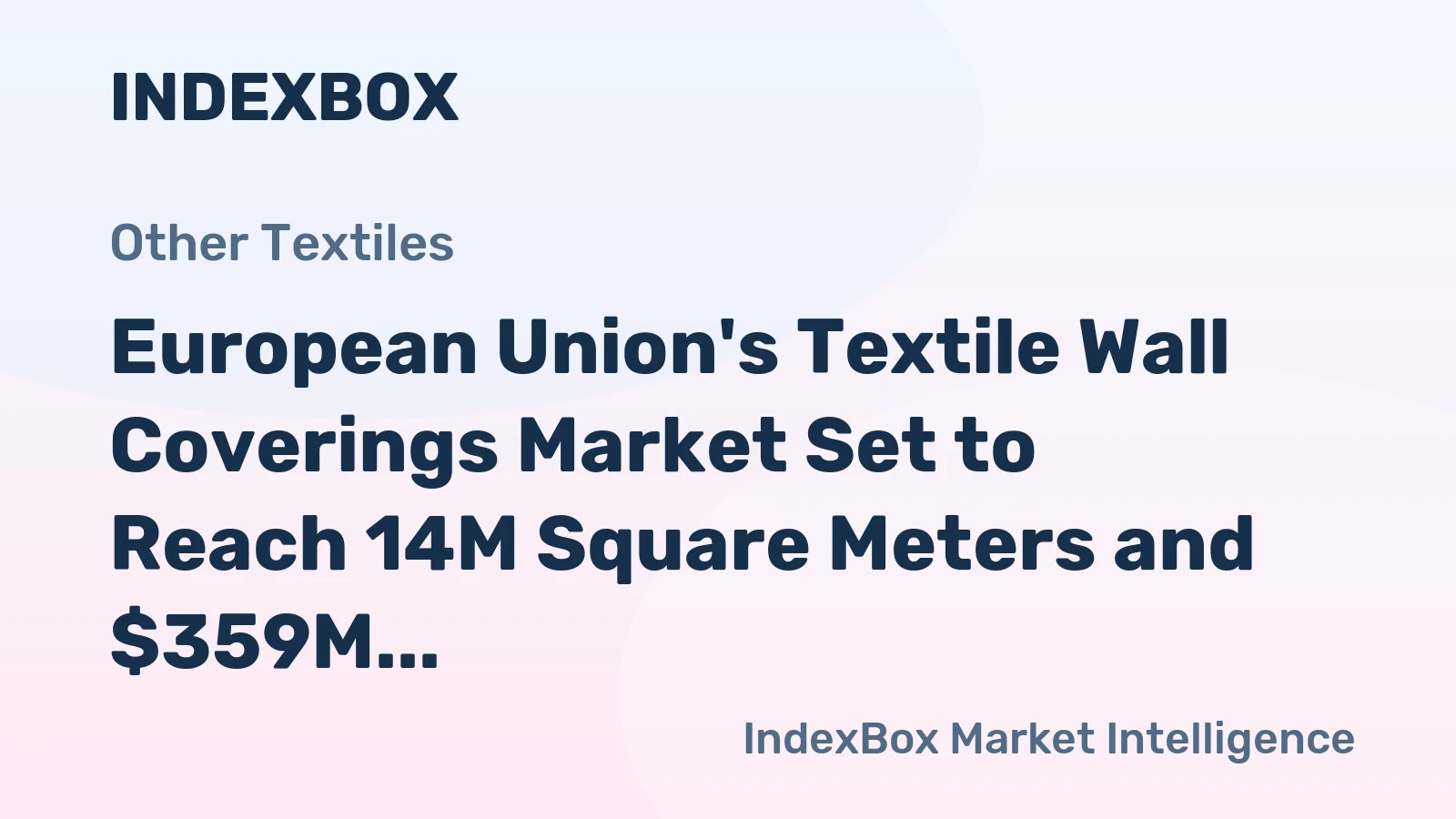 European Union's Textile Wall Coverings Market Set to Reach 14M Square Meters and $359M by 2035