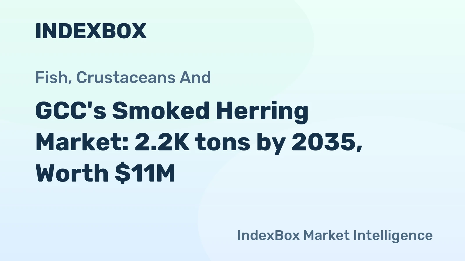 GCC's Smoked Herring Market: 2.2K tons by 2035, Worth $11M