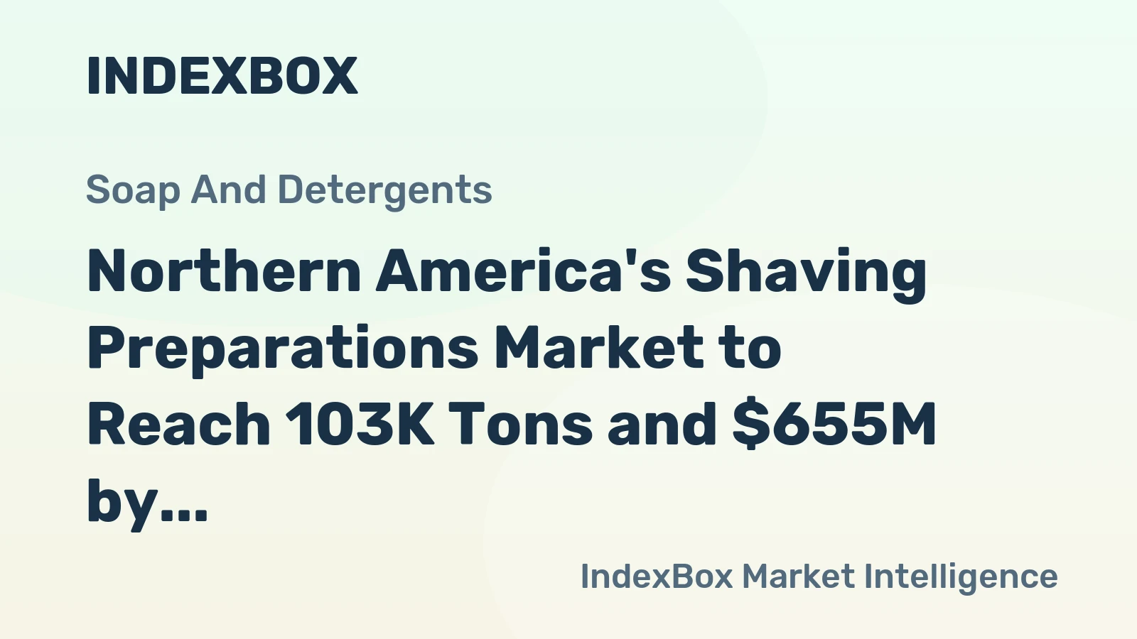 Northern America's Shaving Preparations Market to Reach 103K Tons and $655M by 2035