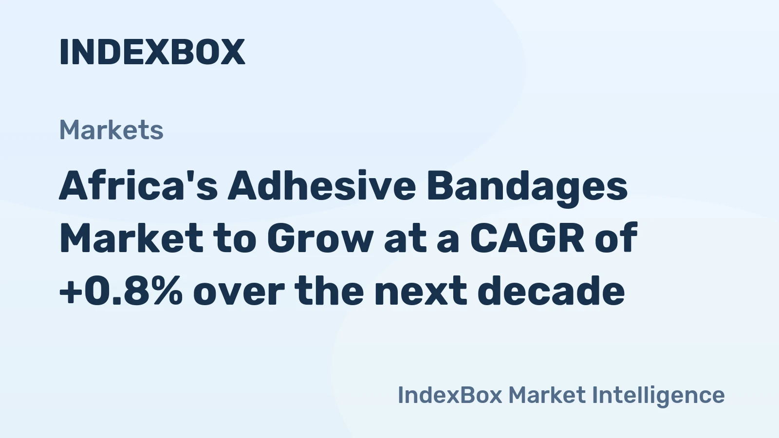Africa's Adhesive Bandages Market to Grow at a CAGR of +0.8% over the next decade